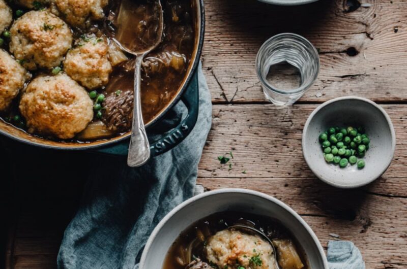 Delia Smith Beef Stew and Dumplings Recipe (Old Fashioned)