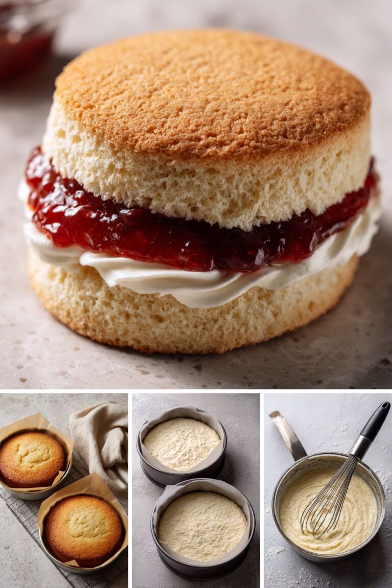 Delia Smith Fatless Sponge Recipe (Only 3 Ingredients)